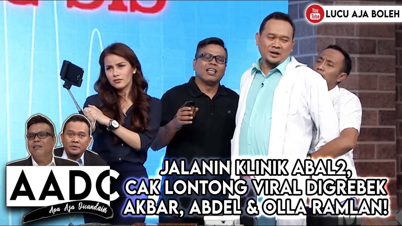 JALANIN KLINIK ABAL2, CAK LONTONG VIRAL DIGREBEK AKBAR, ABDEL DAN OLLA ...