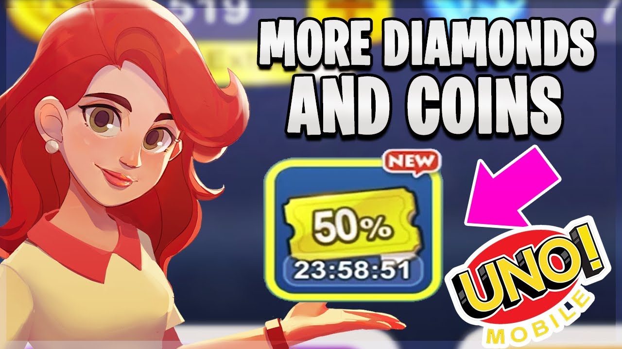 Get 50% More Coins and Diamonds with a Coupon | UNO! Mobile - YouTube