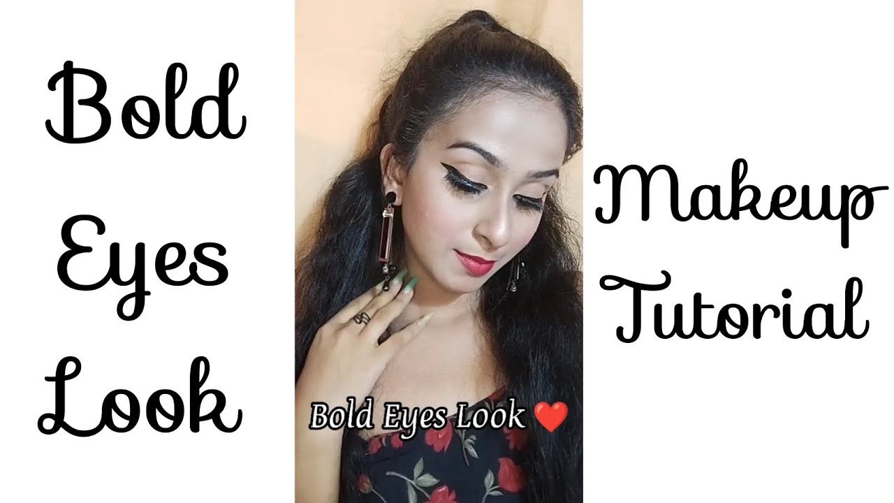 Bold Eyes Makeup Look 🌹| Step By Step Makeup Tutorial #makeup #shorts # ...