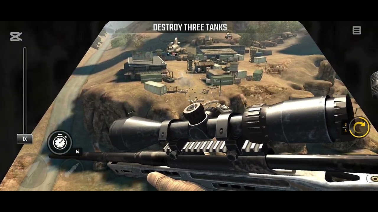 War Sniper Z14 Mission 16 Sitting Ducks Destroy Three Tanks - YouTube