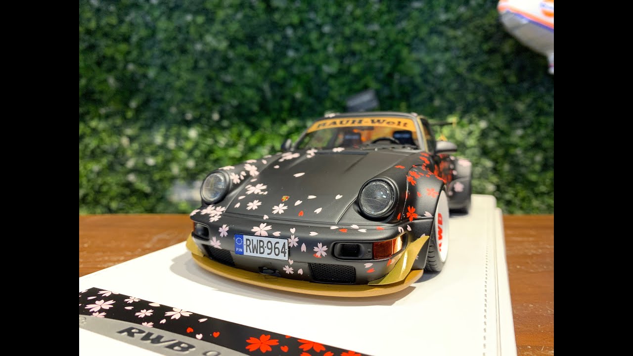 1/18 VIP-Model RWB Porsche 911 (964) Sakura - YouTube