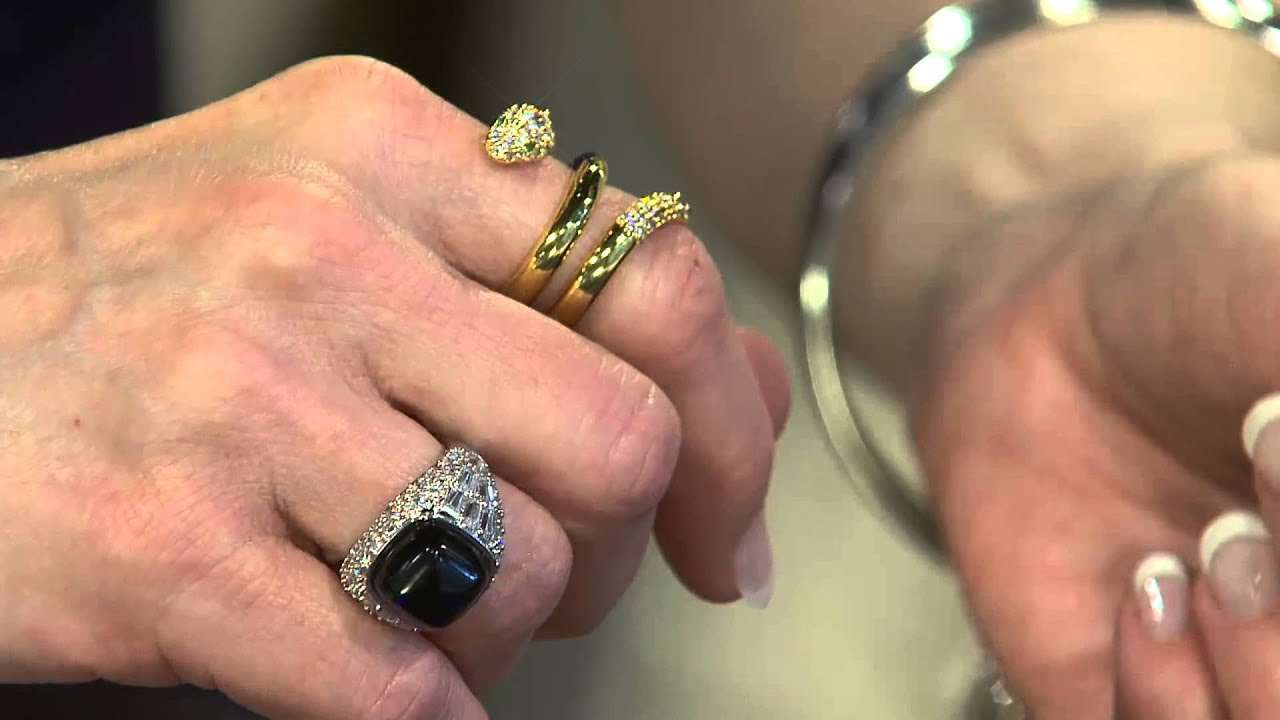 The Elizabeth Taylor Simulated Diamond Snake Ring with Mary Beth Roe ...