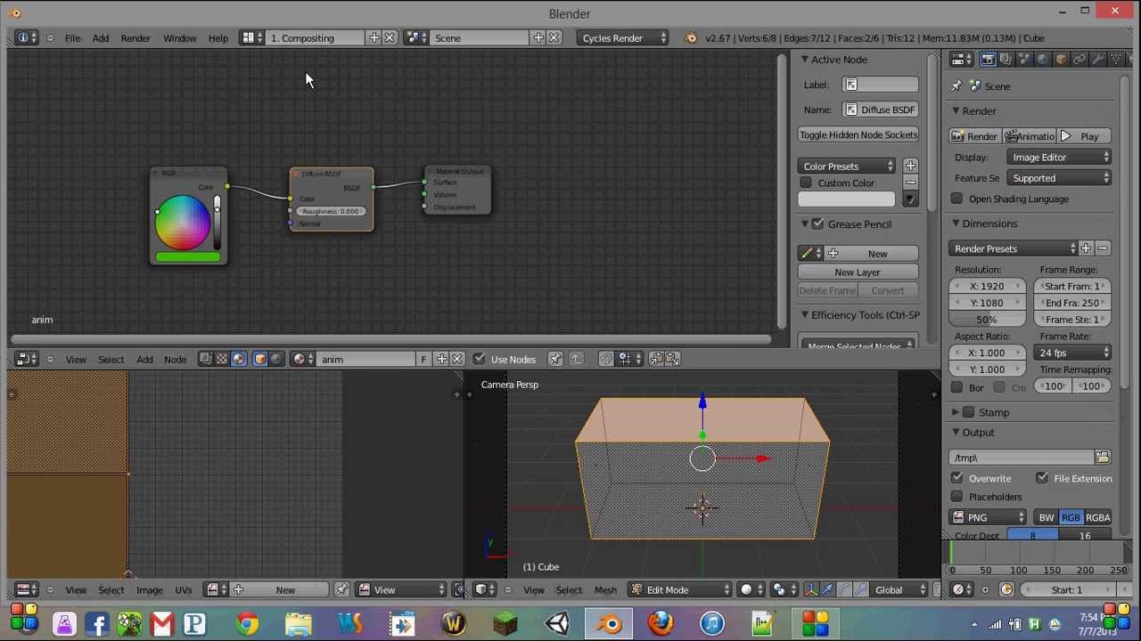 Cycles Animated Materials in Blender 2.6.X - YouTube