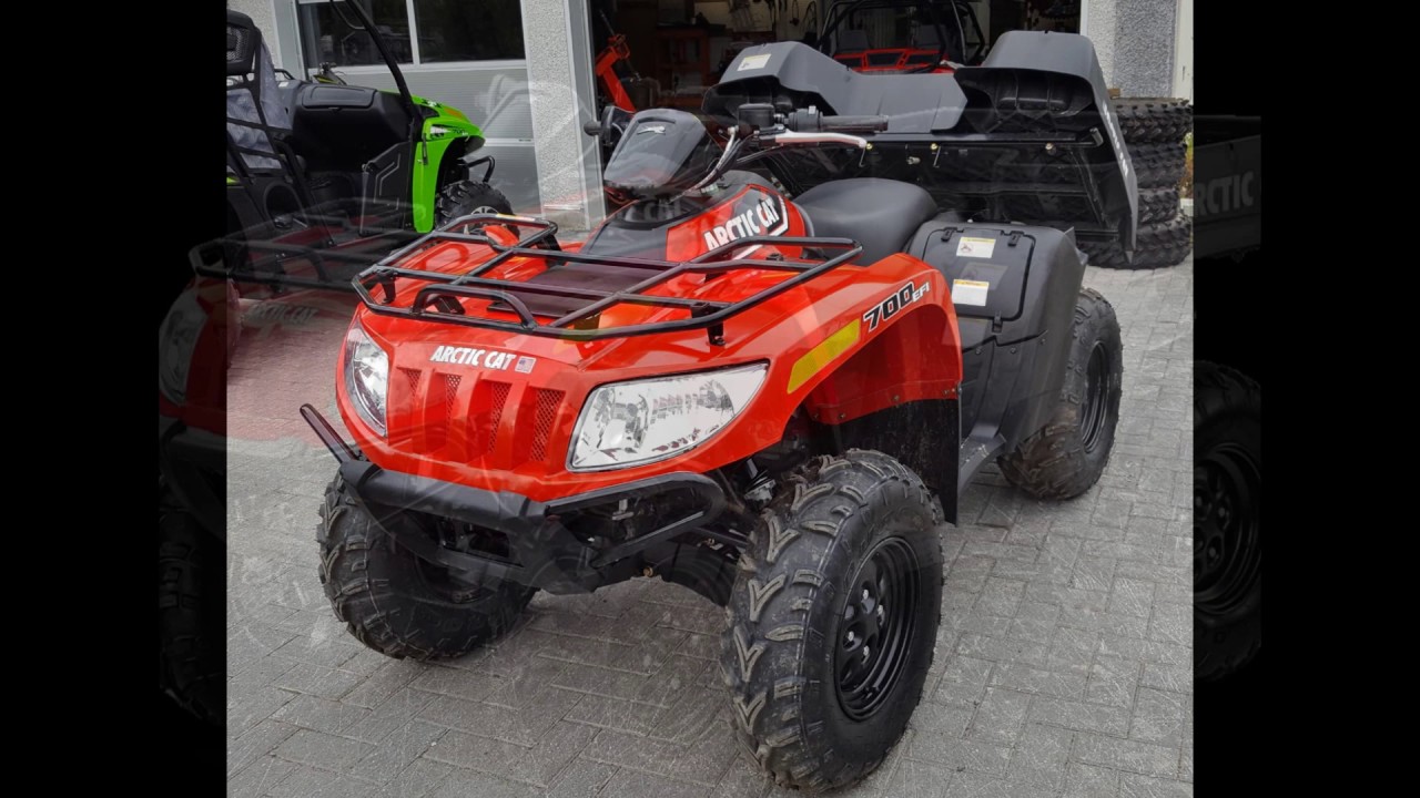 2016 Arctic Cat TBX 700 EPS Red - YouTube