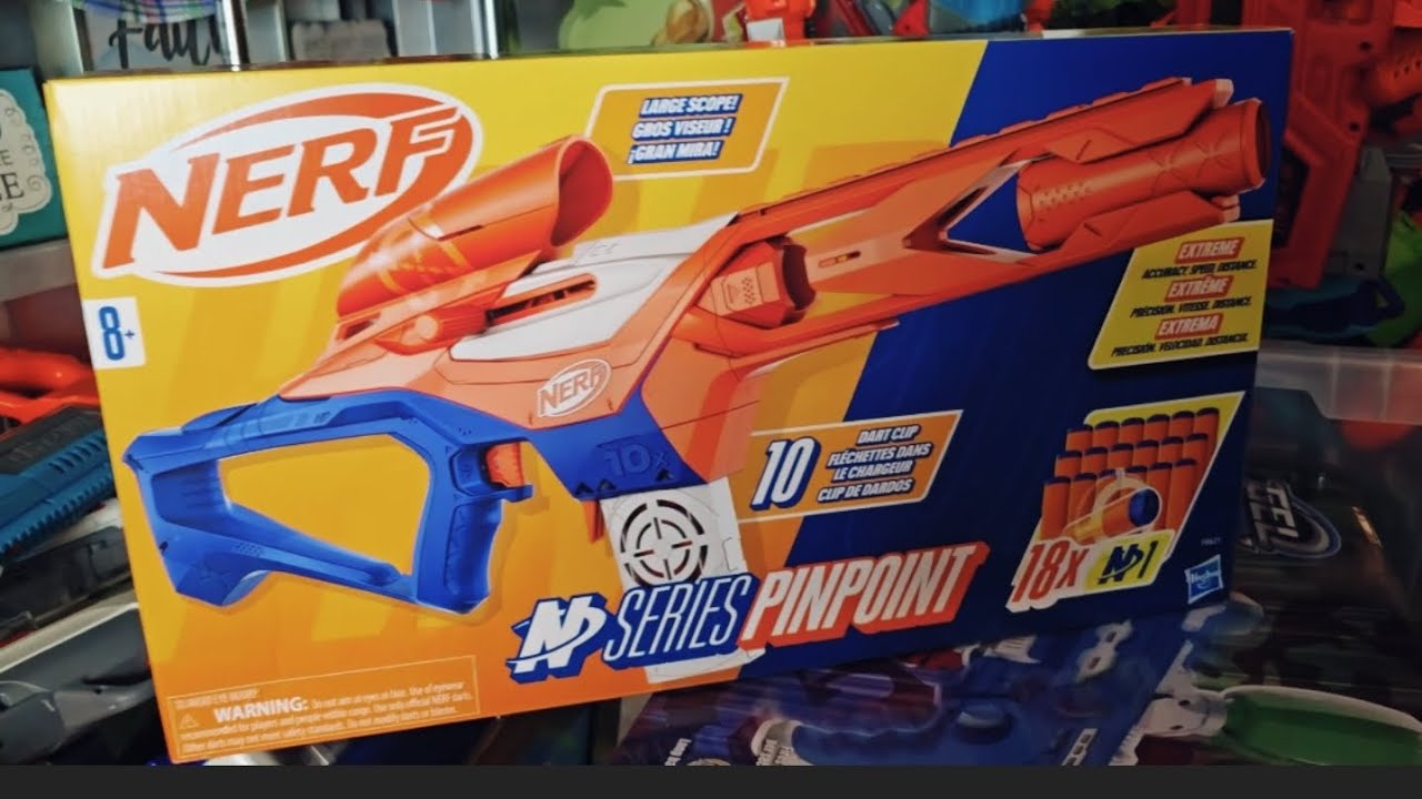 NERF BLASTER REVIEW: N SERIES PINPOINT! - YouTube