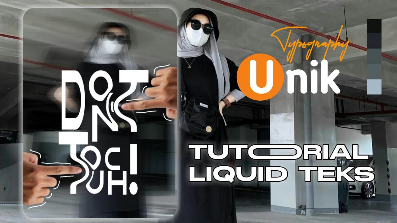 CARA MEMBUAT TYPOGRAPHY DI PICSART || LIQUID TEKS PICSART - YouTube