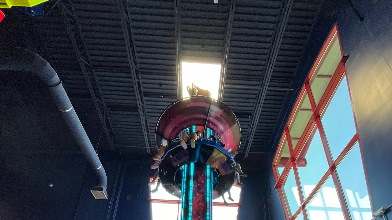 Nebula Drop Tower Full On-Ride POV | Triple Play Family Fun Park ...