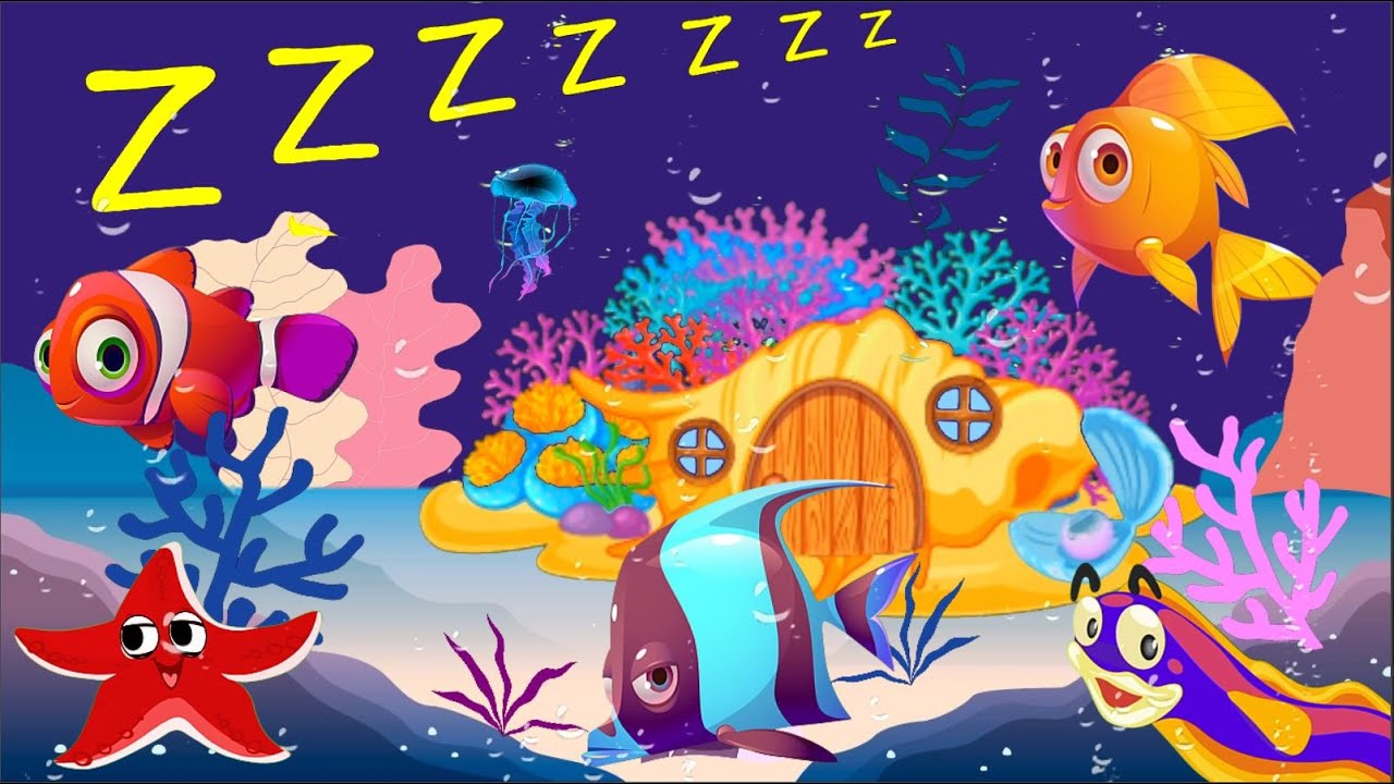 Lullaby for Babies to go to Sleep and Fish Animation: 👶 Baby Lullabies ...
