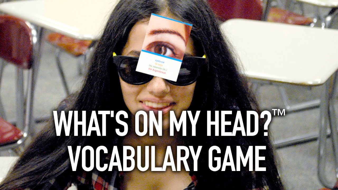 What's on My Head? Vocabulary Game - YouTube