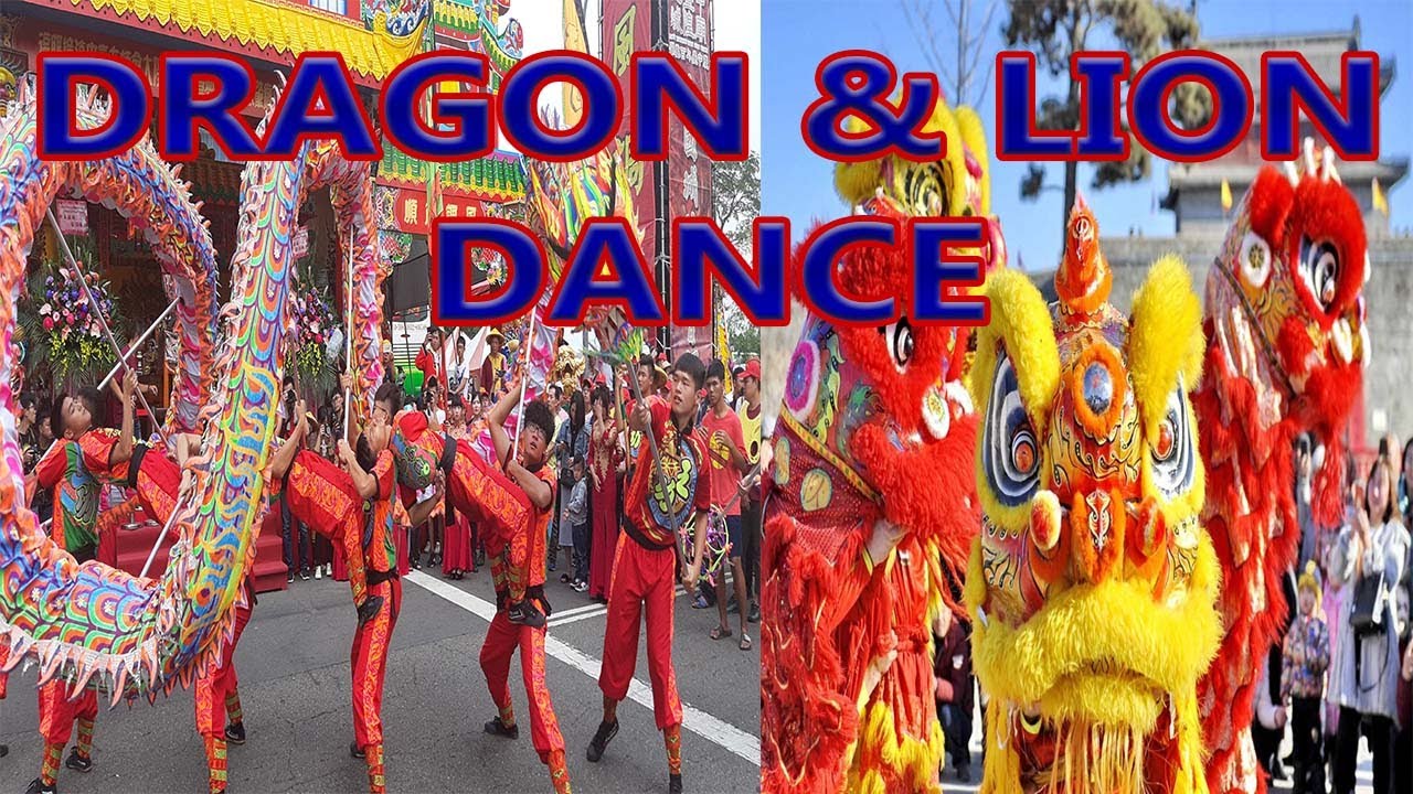 Chinese culture (LION and DRAGON Dance) - YouTube
