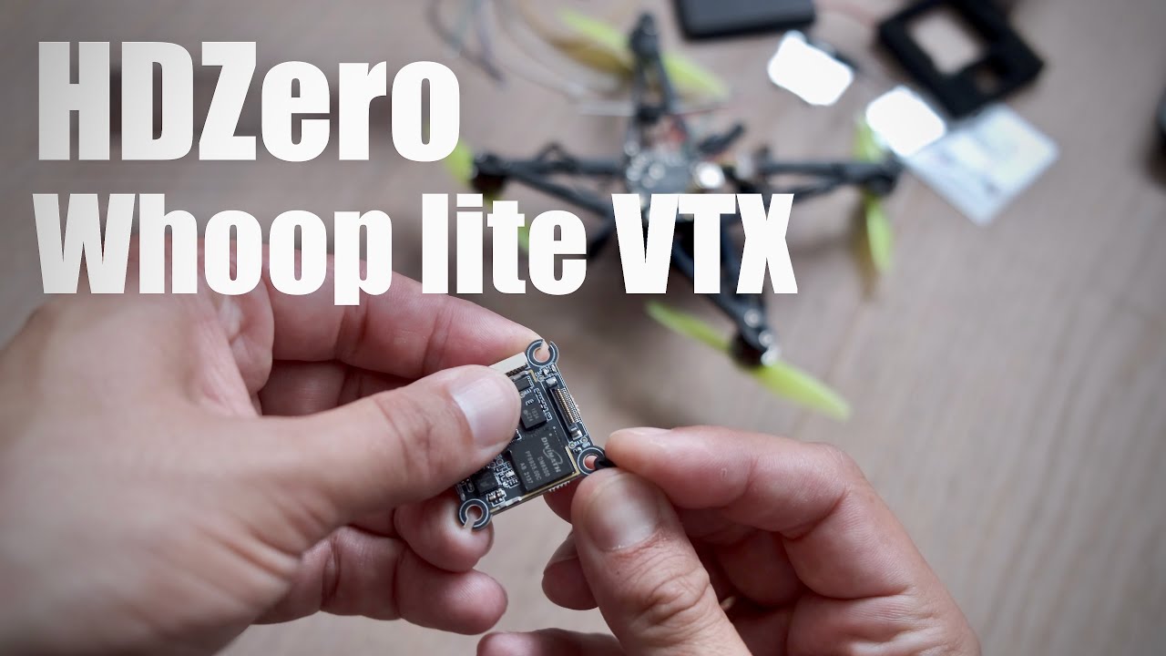 HDzero whoop lite VTX - YouTube