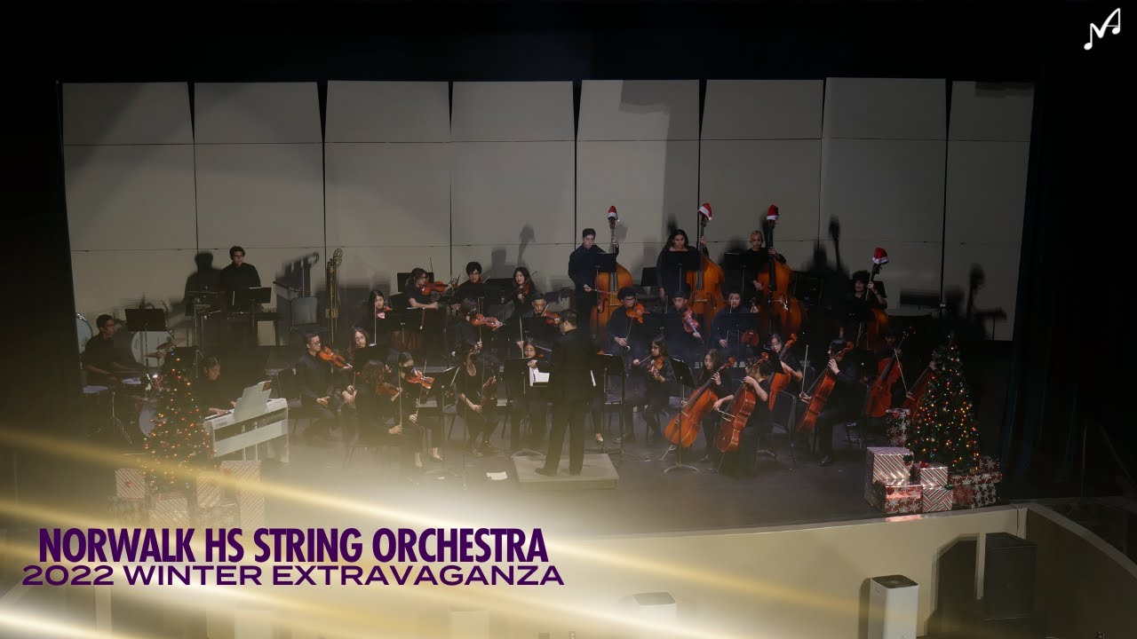 Norwalk HS String Orchestra | 2022 Holiday Extravaganza - YouTube