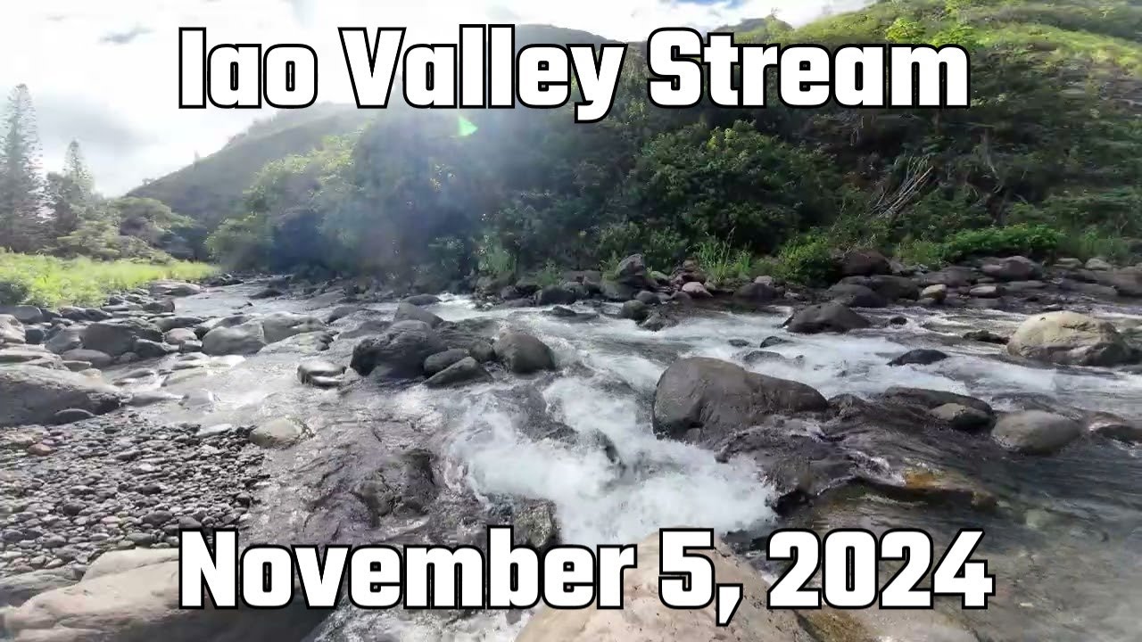 12 Iao Stream - Maui, Hawaii (November 5, 2024) #iaovalley #iaostream ...