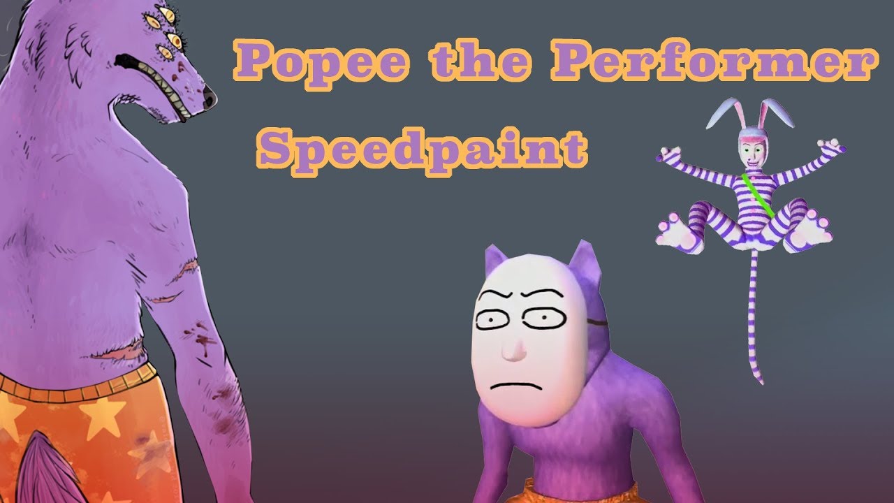 Popee the Performer - Speedpaint - YouTube