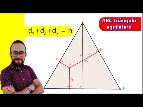 ✅ Demonstração 👉 Teorema de Viviani (d1+d2+d3 = h)