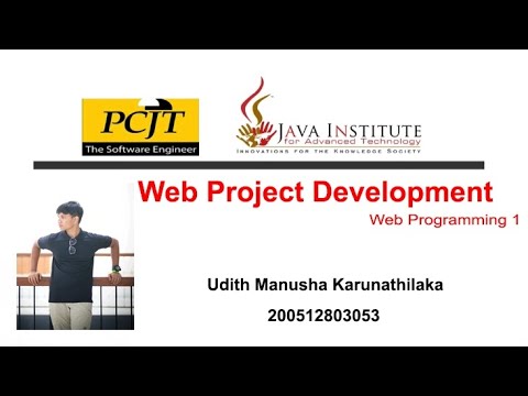 Web Project Task 50 | 1st Year | Semester 01 | Java Institute | - YouTube
