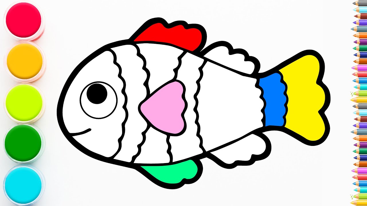 How to Draw a Fish | Step by Step - YouTube