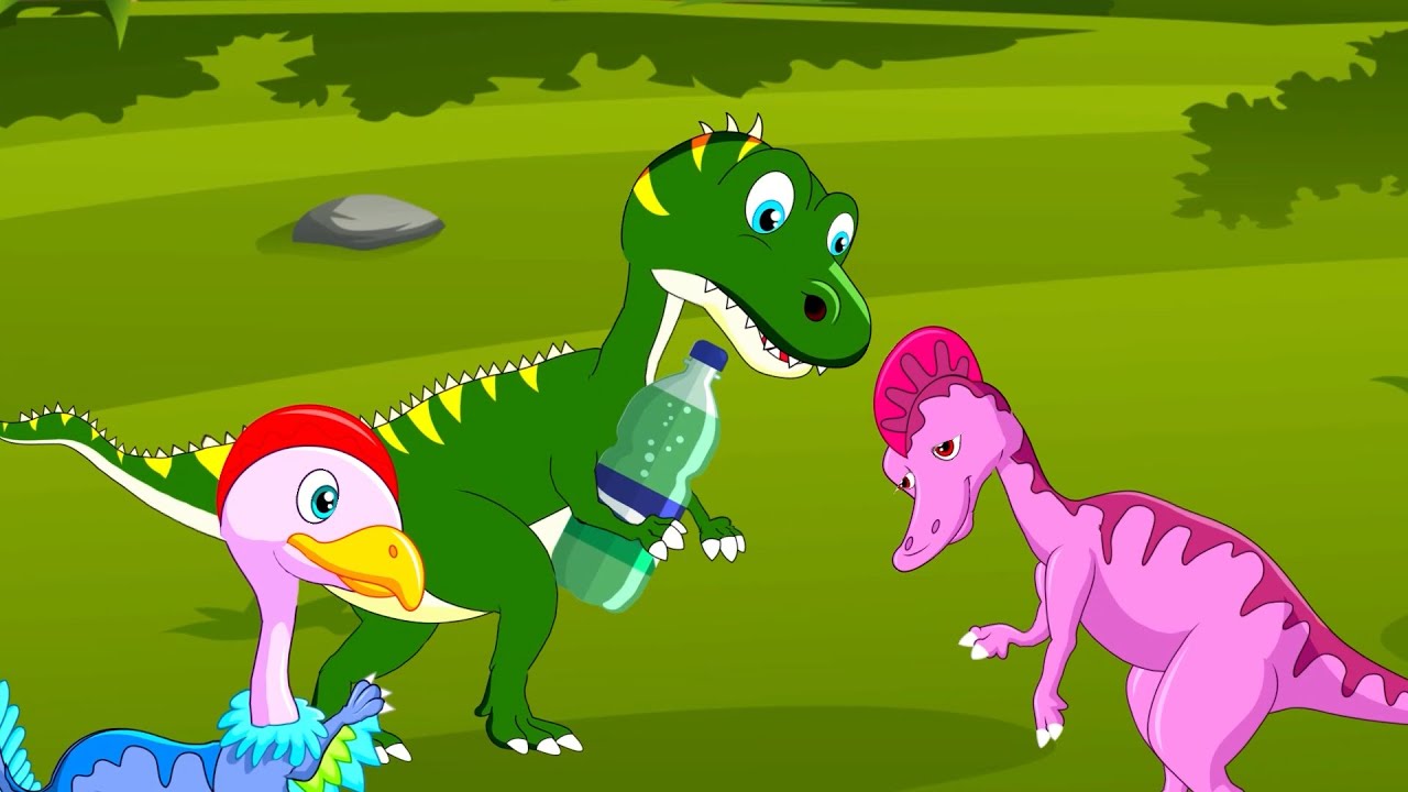 Spino Dinosaur Catch Fish Together. Spino Dinosaur caught very big fish ...