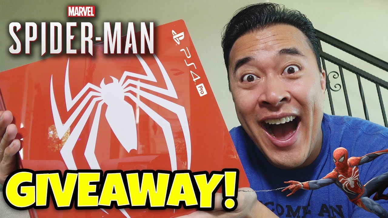 WIN OUR SPIDER-MAN PS4 PRO Limited Edition!!! GIVEAWAY! - YouTube