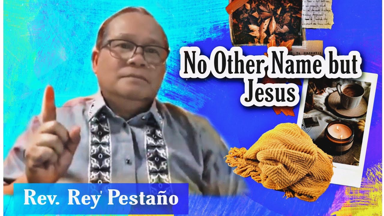 Rev. Ceasar Pestaño preaching - YouTube