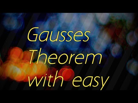 Proof of gausses theorem with easy explanation l class12 - YouTube