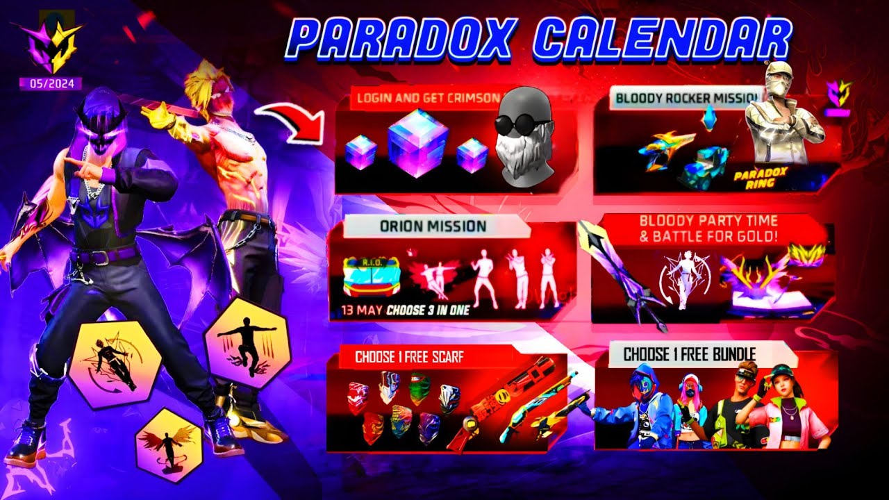 Paradox Event Free FIRE🥳🤯 | Free Fire New Event | Ff New Event | Ff New ...