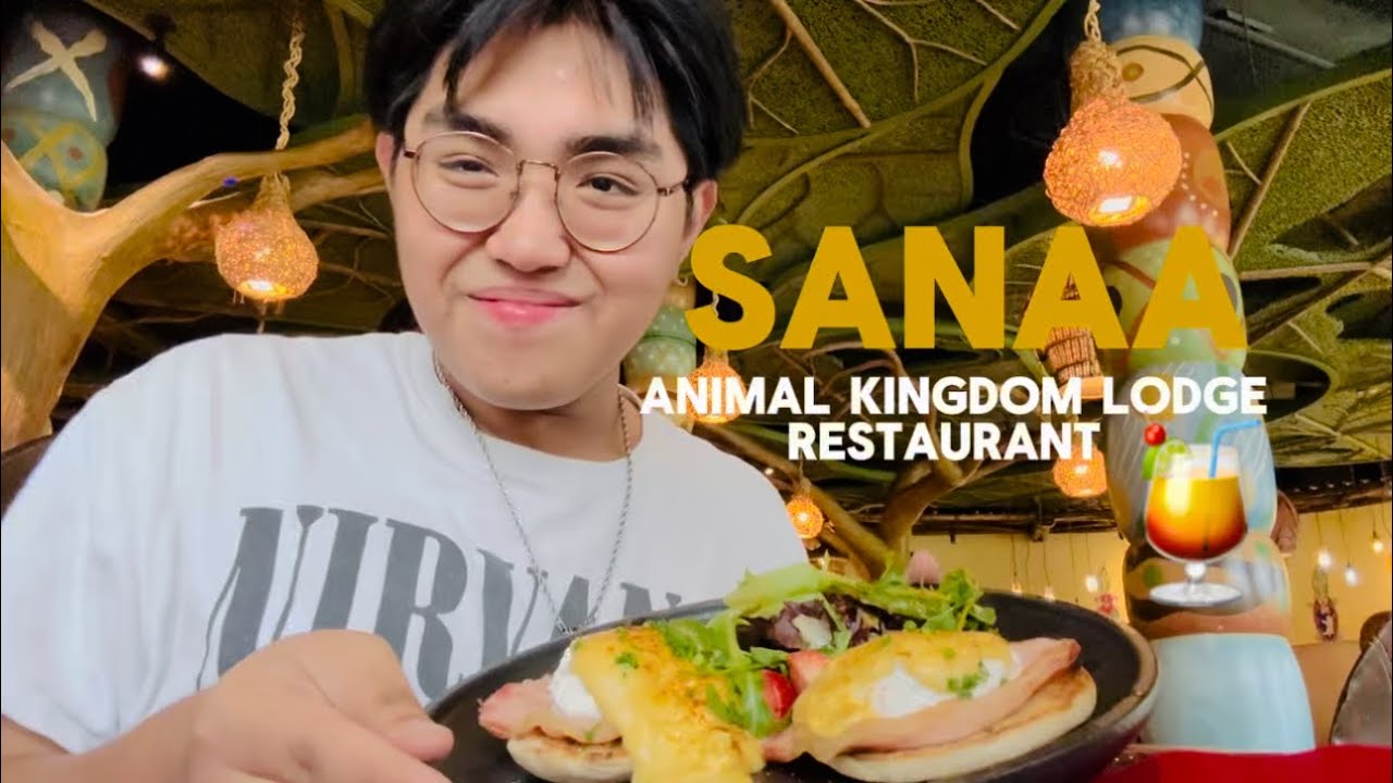 Sanaa Breakfast Mukbang @ Animal Kingdom 🍹🤩 - YouTube