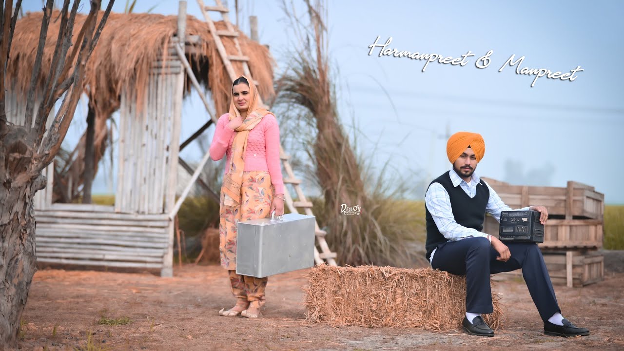 BEST NEW PRE WEDDING 2024 HARMANPREET & MANPREET DEOL PHOTOGRAPHY ZIRA ...