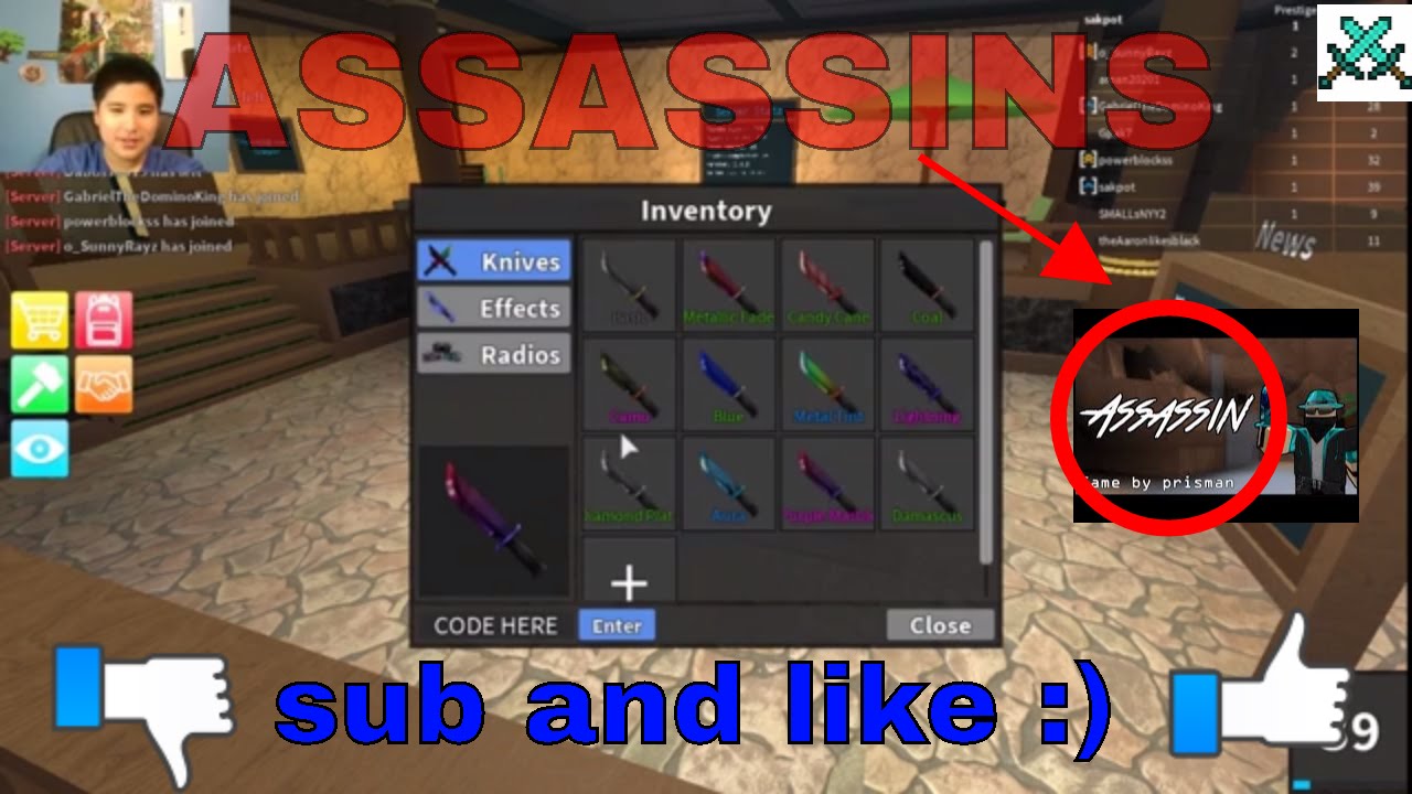 ROBLOX - Assassins!!!! :o - YouTube