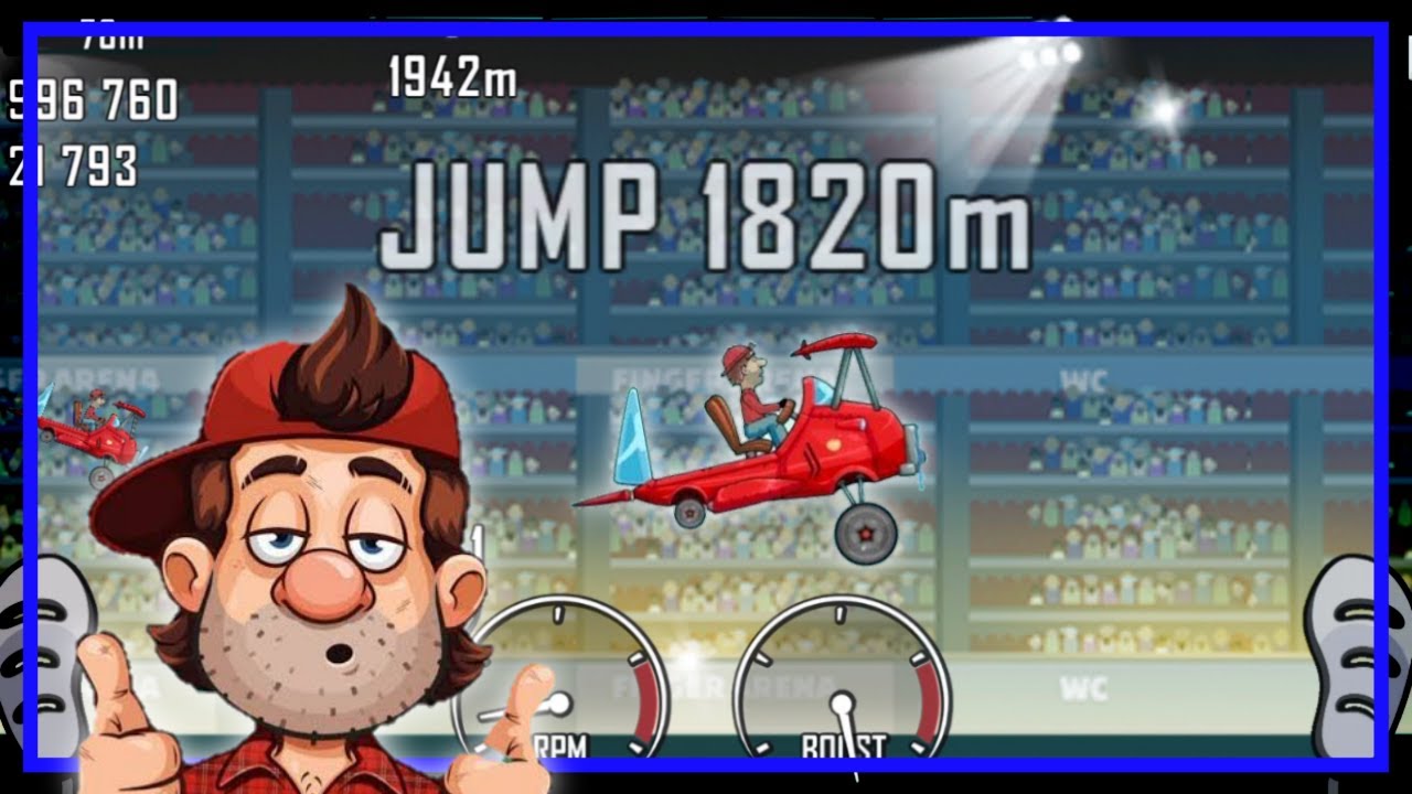 WORLD RECORD! The Longest Jump in the Arena: JUMP 1860m | Hill Climb ...