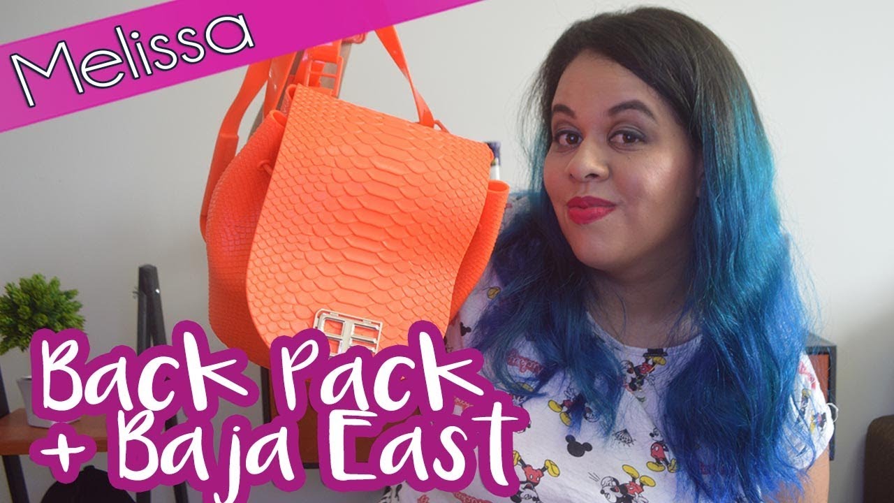 Resenha Melissa Back Pack Baja East + Comparativo entre as bolsas Baja ...