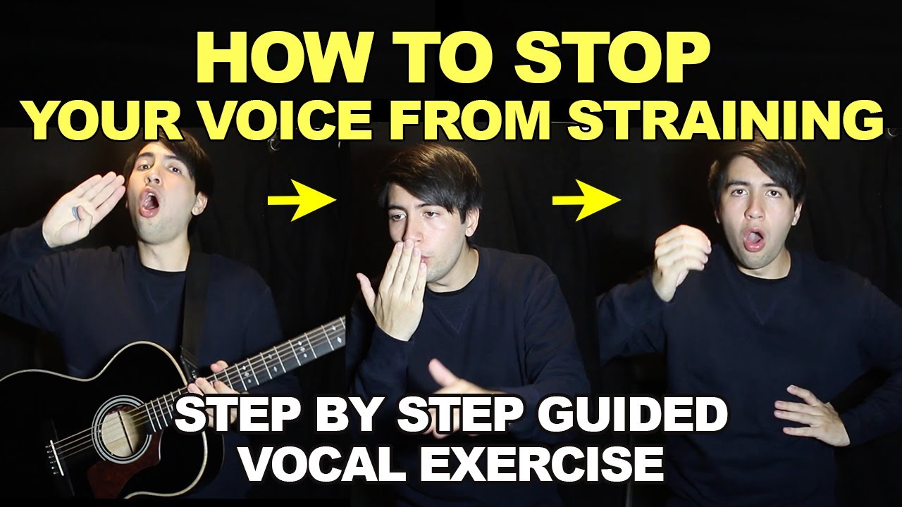 What To Do If Your Voice Strains On Every Note You Sing - YouTube