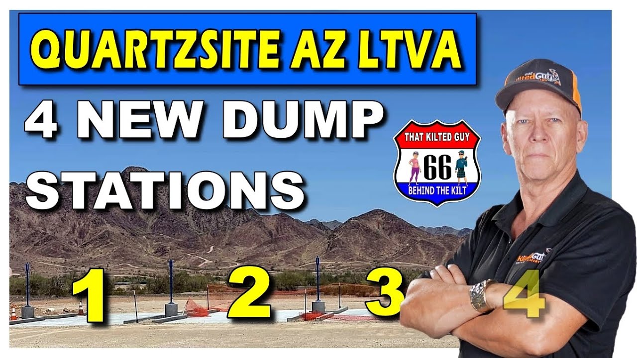 The NEW DUMP STATIONS at the Laposa LTVA in Quartzsite AZ 2023-24 - YouTube