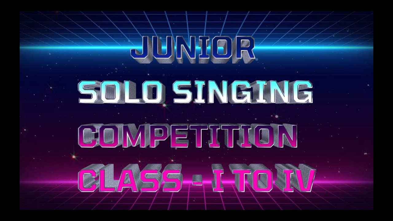Junior Solo Singing Competition 2023 - YouTube