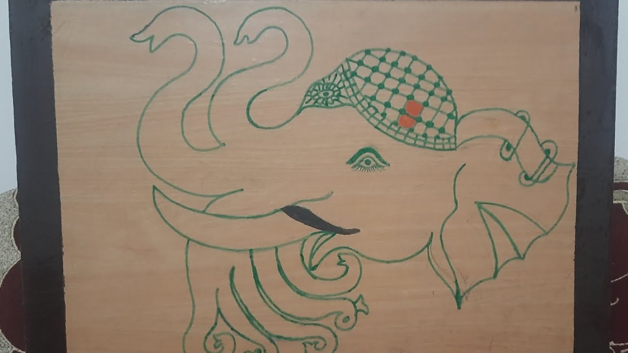 Drawind Airavat elephant #DichromateArts # - YouTube