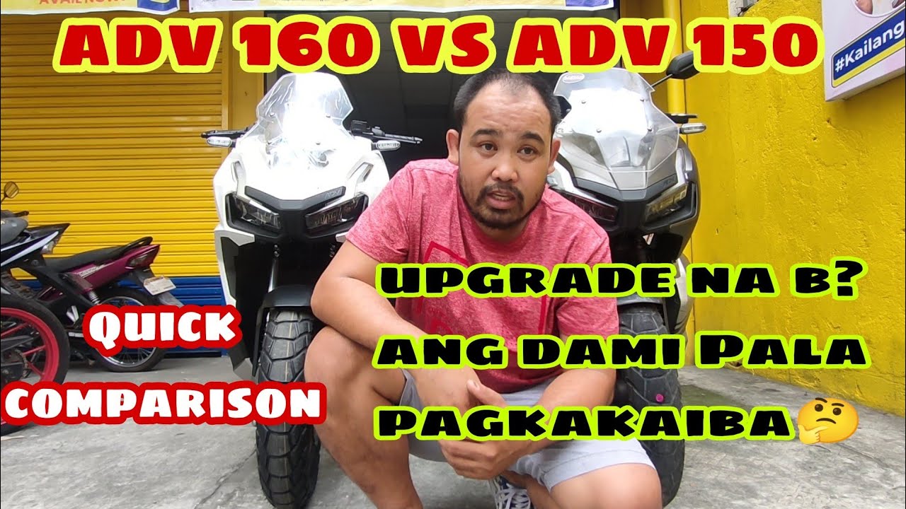 HONDA ADV 160 VS HONDA ADV 150 / ADV 160 AND ADV 150 QUICK COMPARISON ...