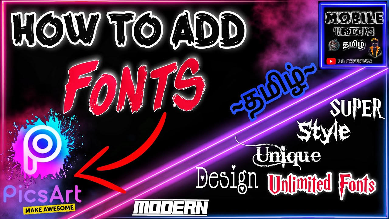 How To Add Fonts In PicsArt Style FONTS Import In PicsArt Best how-to-add-fonts-in-picsart-style-fonts-import-in-picsart-best