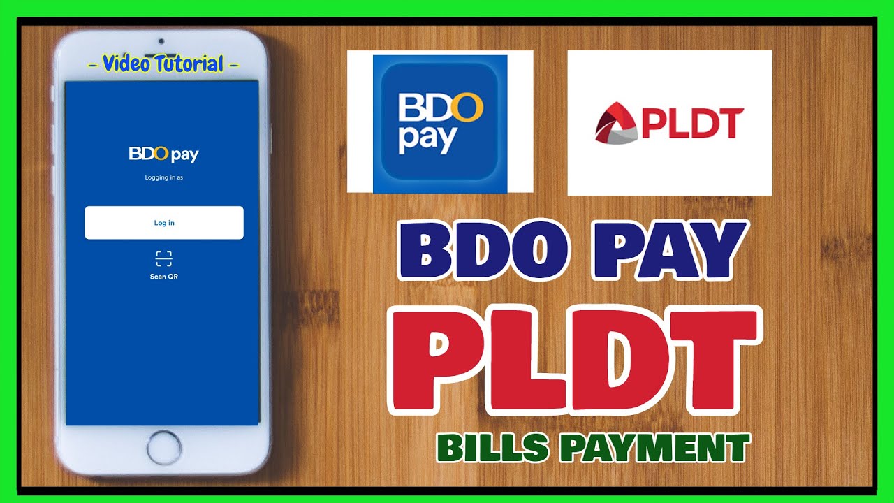 BDO Pay PLDT Payment How to Pay PLDT Bill using BDO Pay e-wallet - YouTube
