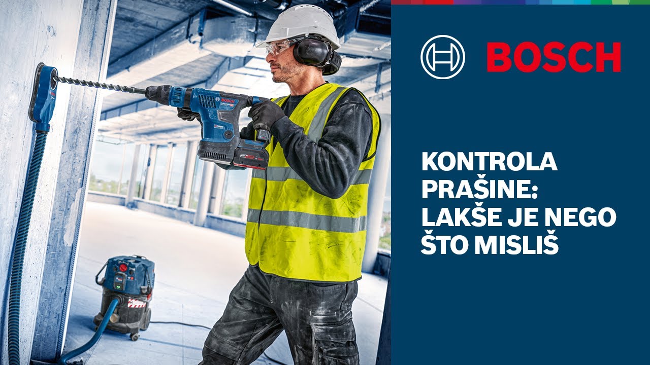 Kontrola prašine je lakša s Bosch Professional - YouTube