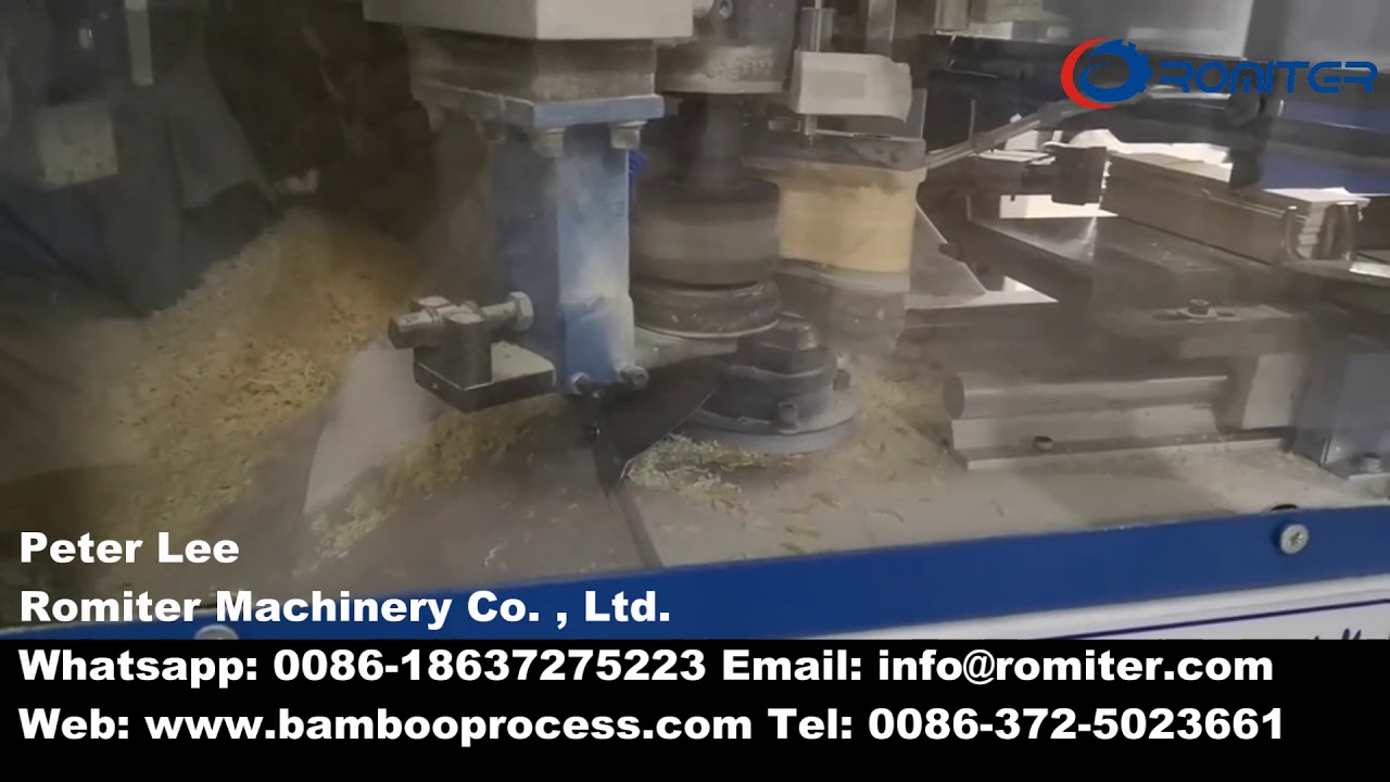 Disposable Bamboo Spoon Shape Forming Making Machine - YouTube