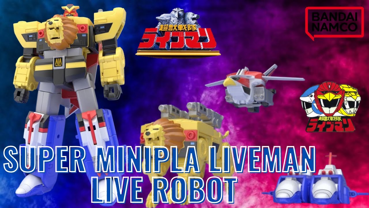 Liveman Super Minipla Robot - YouTube