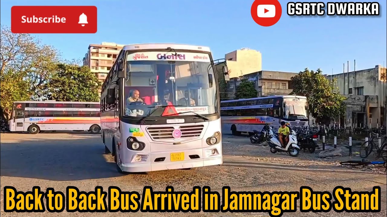 Back to Back Bus Arrived in Jamnagar Bus Stand ️ - YouTube