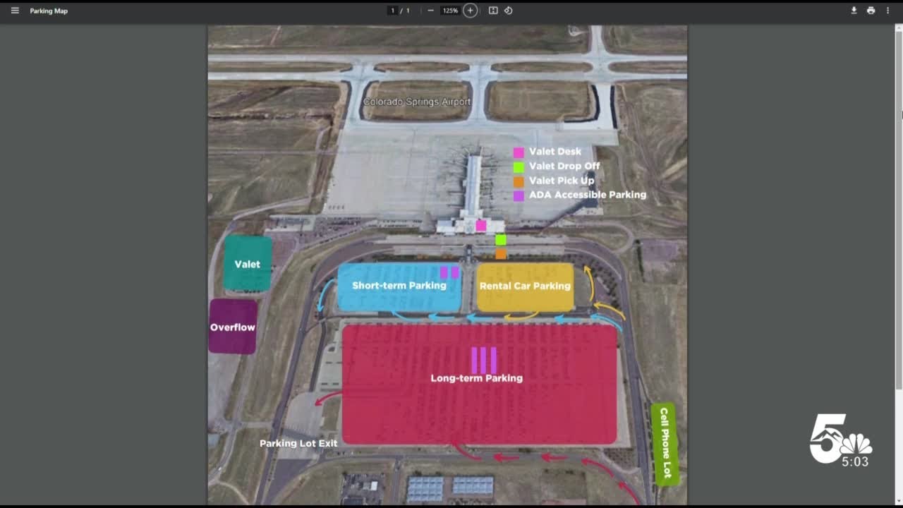 Half price long-term parking at Colorado Springs Airport - YouTube