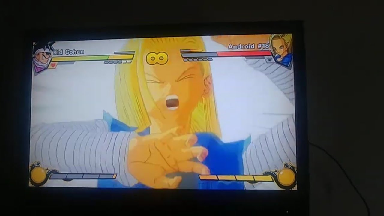 Dragonball Z Burst Limit Kid Gohan Ultimate Masenko on Android 18 Ryona ...