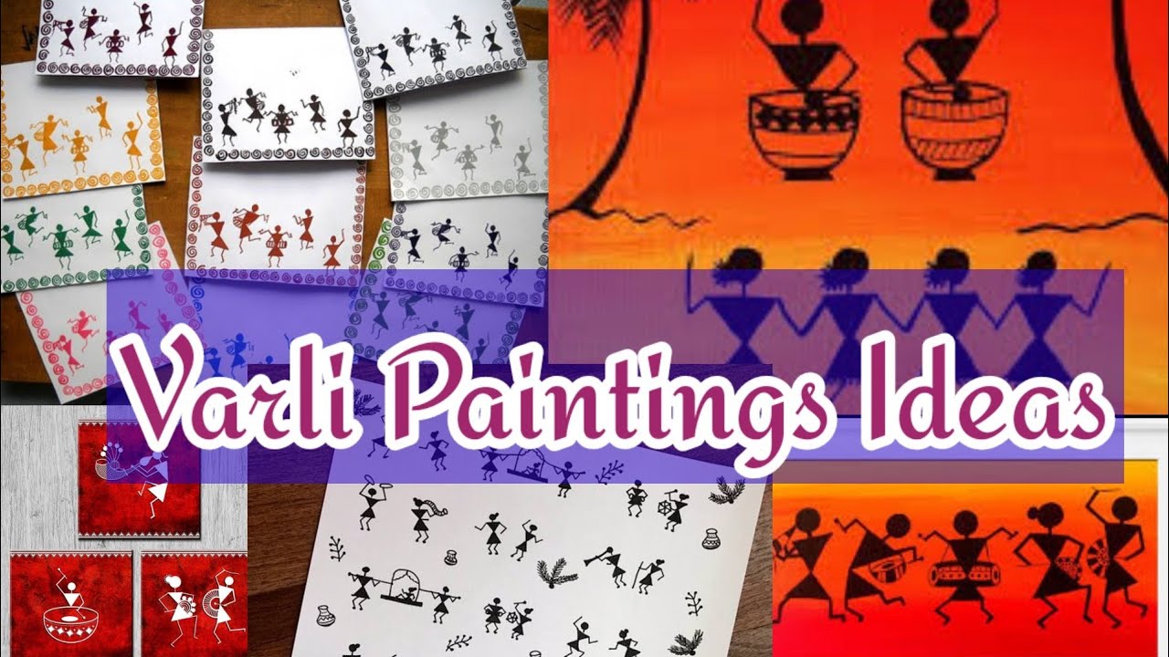 #Warli painting ideas | Varli drawing | Varli Arts | Basic Ideas Varli ...