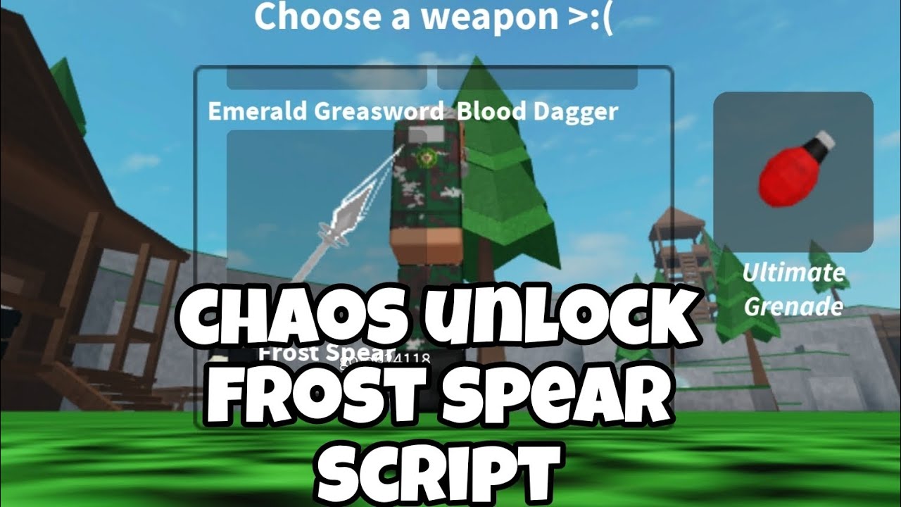 Roblox OP Chaos Unlock Frost Spear Script Hack | Mobile & PC - YouTube