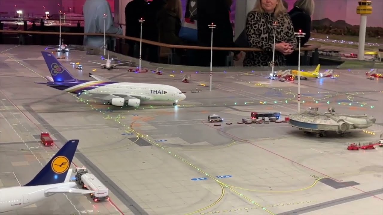 10 Minutes of planes takeoff & landing at Miniatur | Behind the Scenes ...