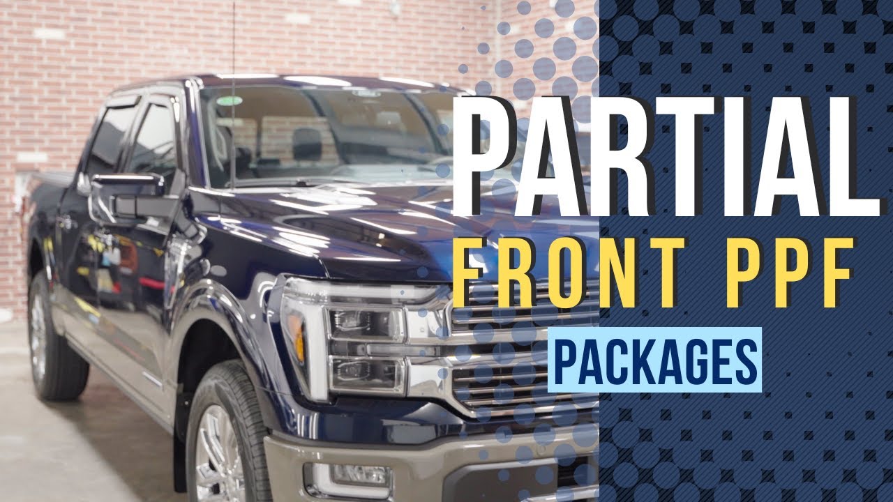 Ford F150 Receiving our Partial Front Paint Protection Film Package ...
