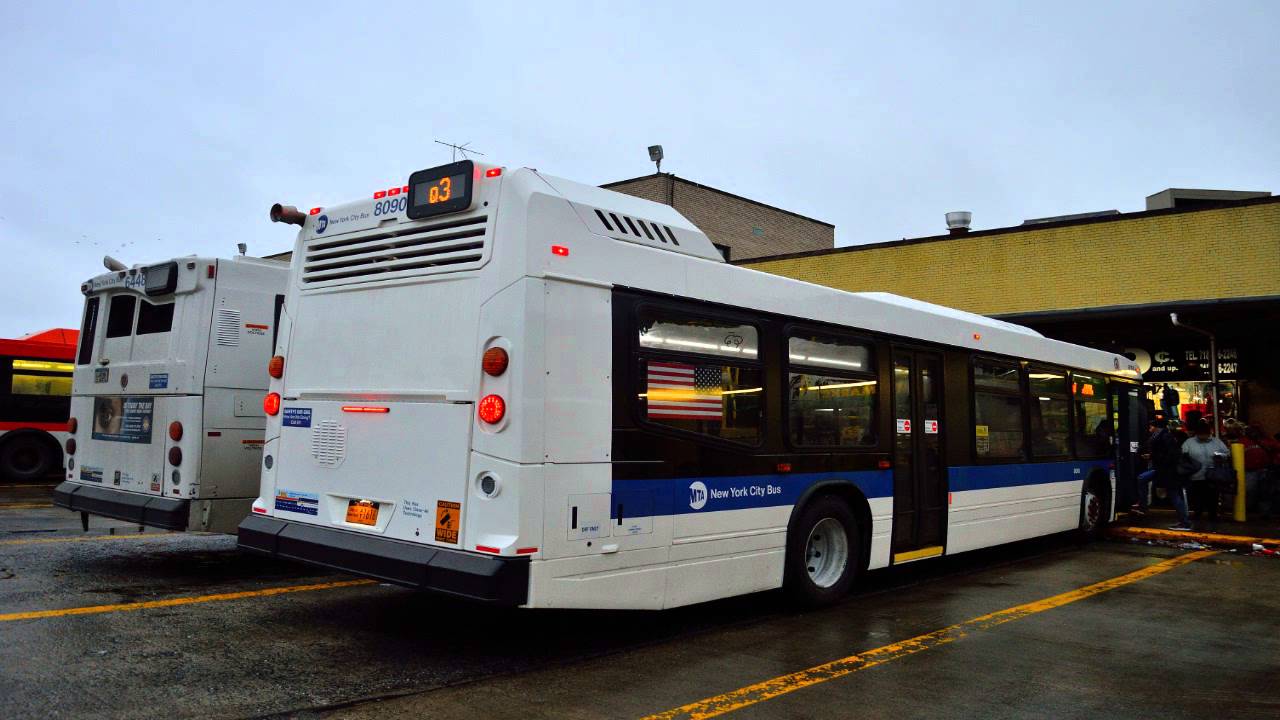 MTA New York City Bus 2014 NovaBus LFS 8090 [ Exclusive Audio Recording ...