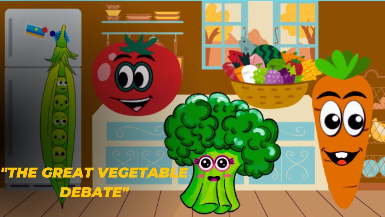 "Veggie Adventures: The Great Vegetable Debate" | Vegetables for kids | learning | Kidz World ...